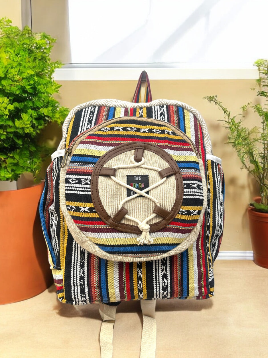 Small Hemp Backpack – The Nomad Vibes